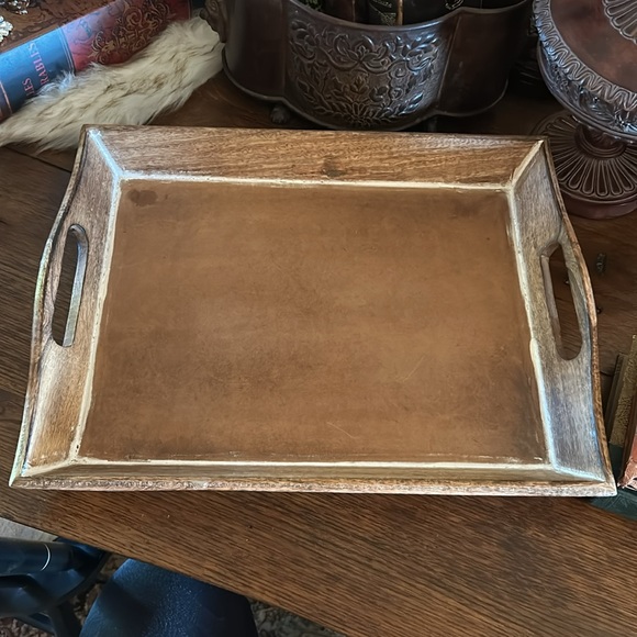 Accents | Large Rustic Wooden Serving Tray | Poshmark